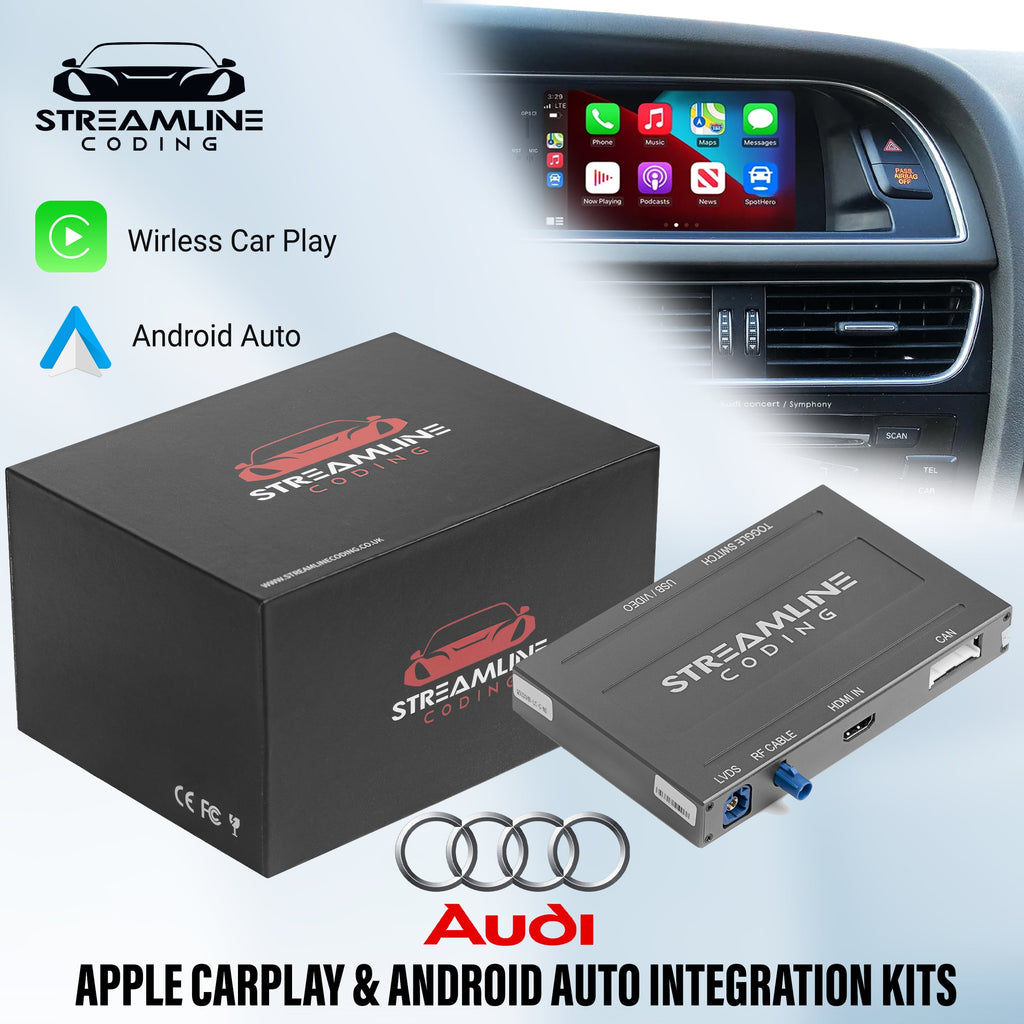 Audi A4 S4 RS4 Wireless CarPlay & Android Auto Integration Kit – www ...