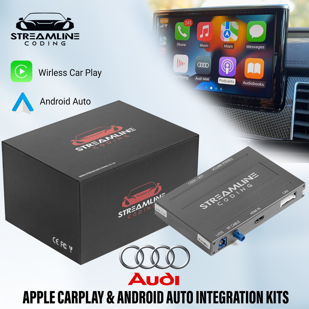 Audi A8 S8 Wireless CarPlay & Android Auto Integration Kit – www ...