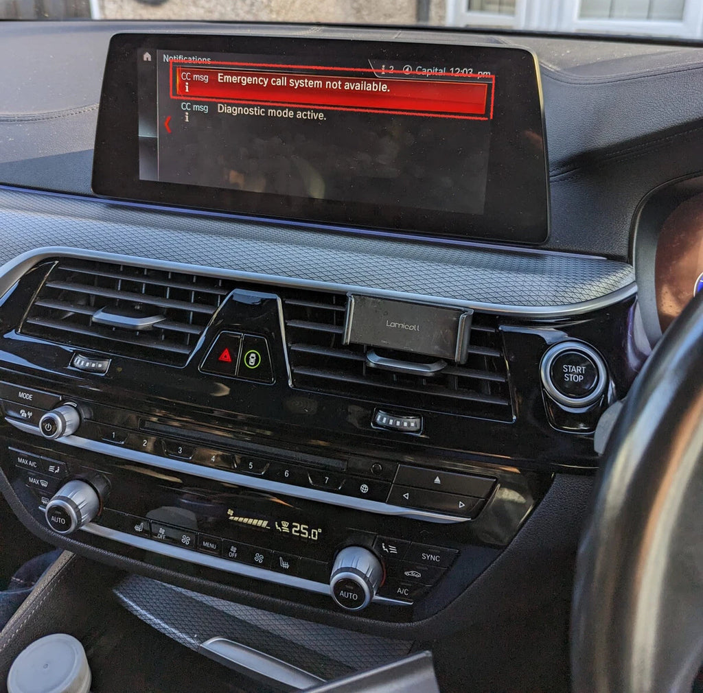 BMW SOS EMERGENCY CALL SYSTEM NOT AVAILABLE CODING OUT FOR F & G SERIE ...