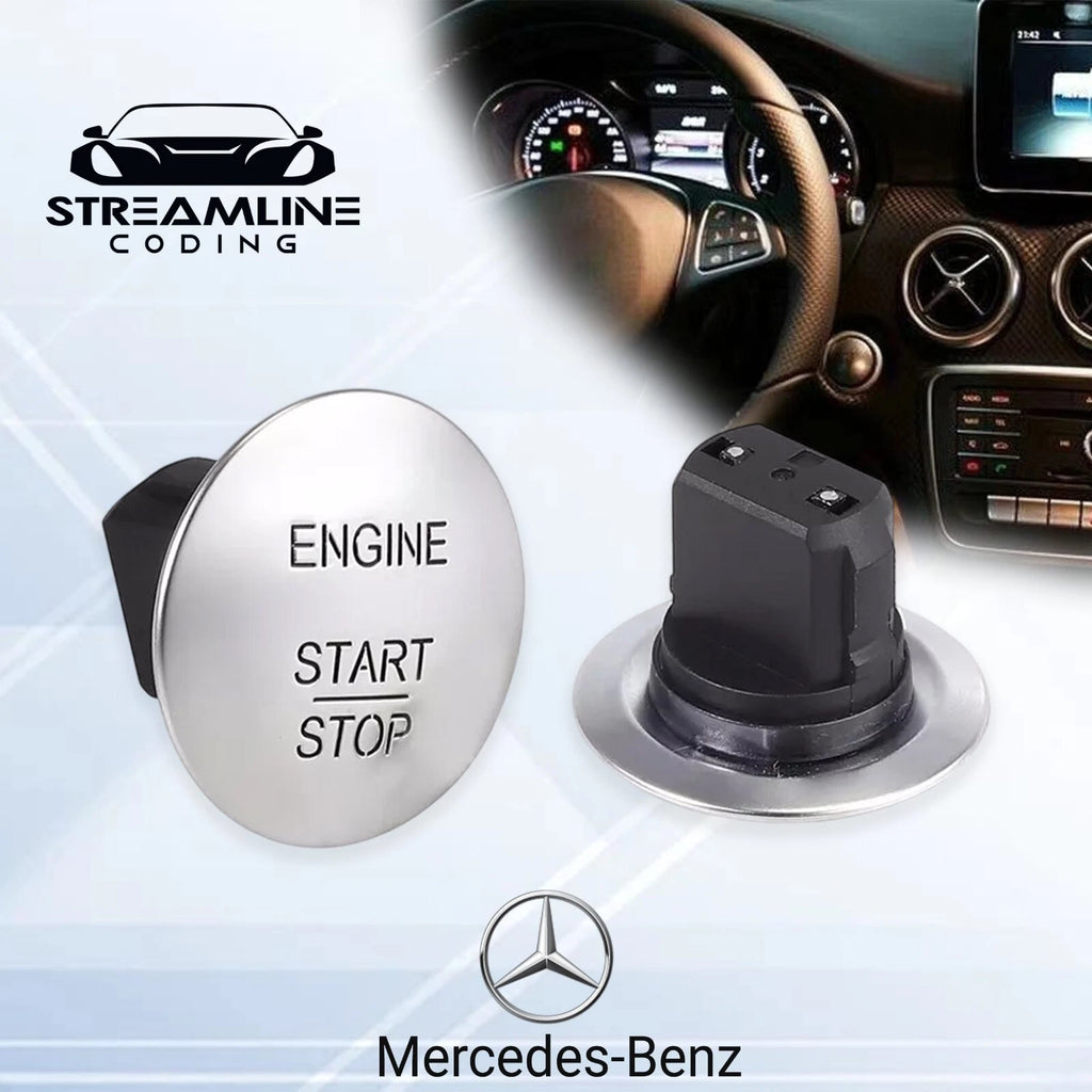 Keyless Go Engine Push To Start Stop Button Switch For Mercedes Benz 2 ...