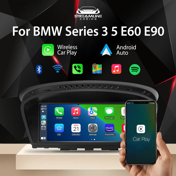 BMW CARPLAY & ANDROID AUTO SCREEN – www.streamlinecoding.co.uk